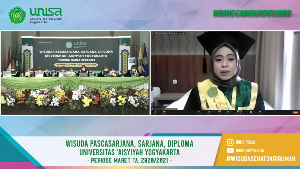 Unisa Yogya Gelar Wisuda Daring Perdana di Tahun 2021 - Menara62