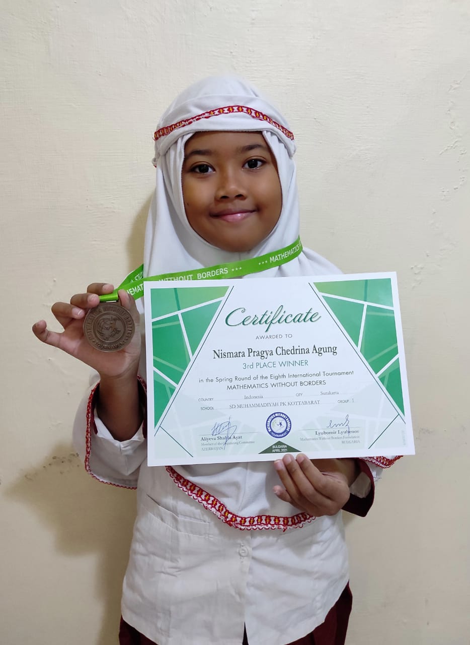 Geya, Siswa SD Muhammadiyah PK Kottabarat Kembali Raih Medali Olimpiade Matematika Internasional ...
