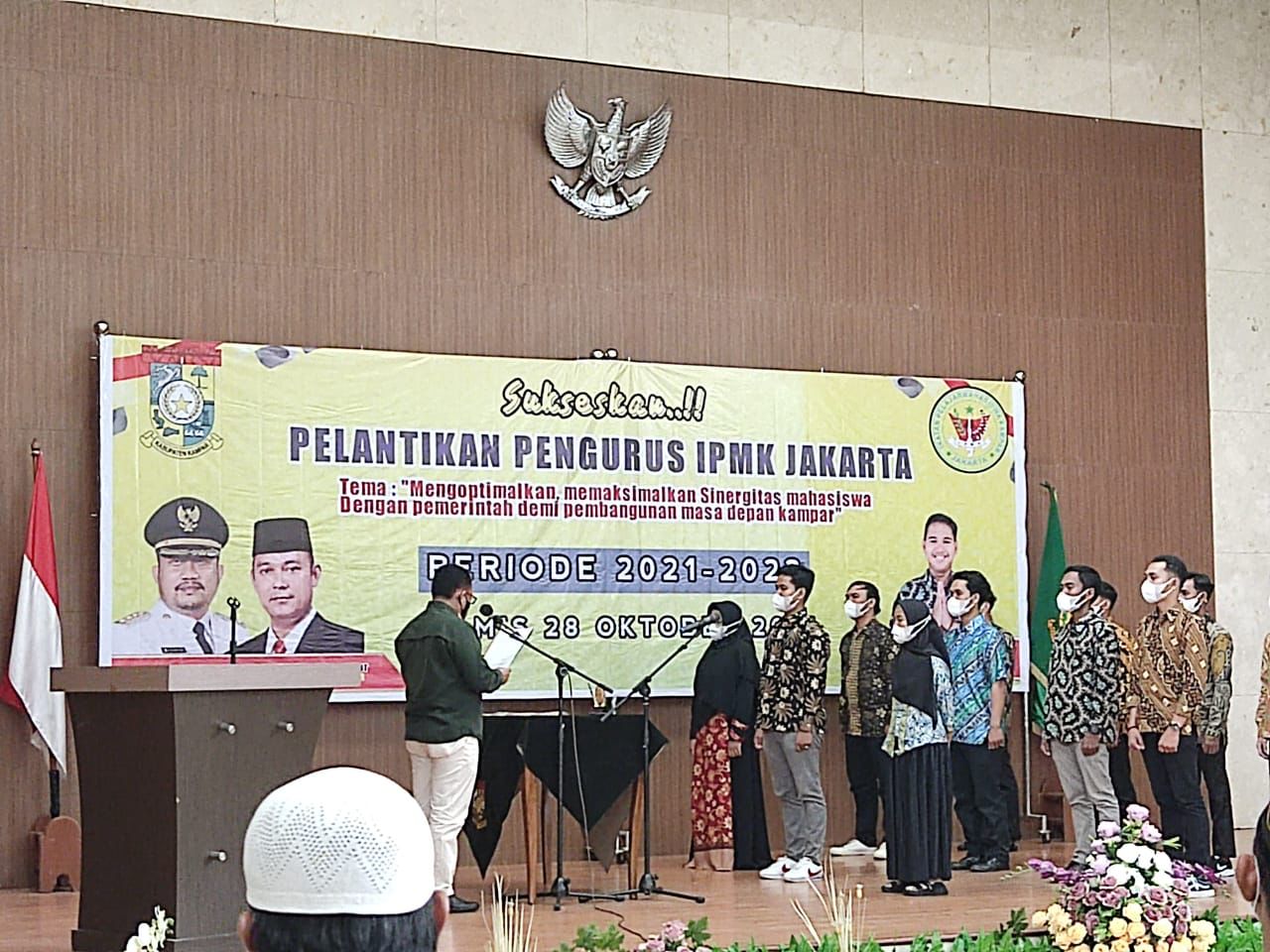 Bupati Kampar Lantik Pengurus IPMK Jakarta - Menara62