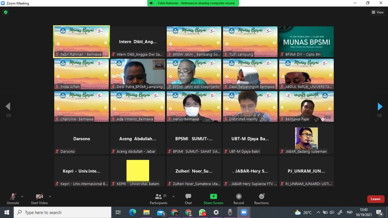 BPSMI, Ajang Pembinaan Minat dan Bakat Mahasiswa di Bidang Seni - Menara62