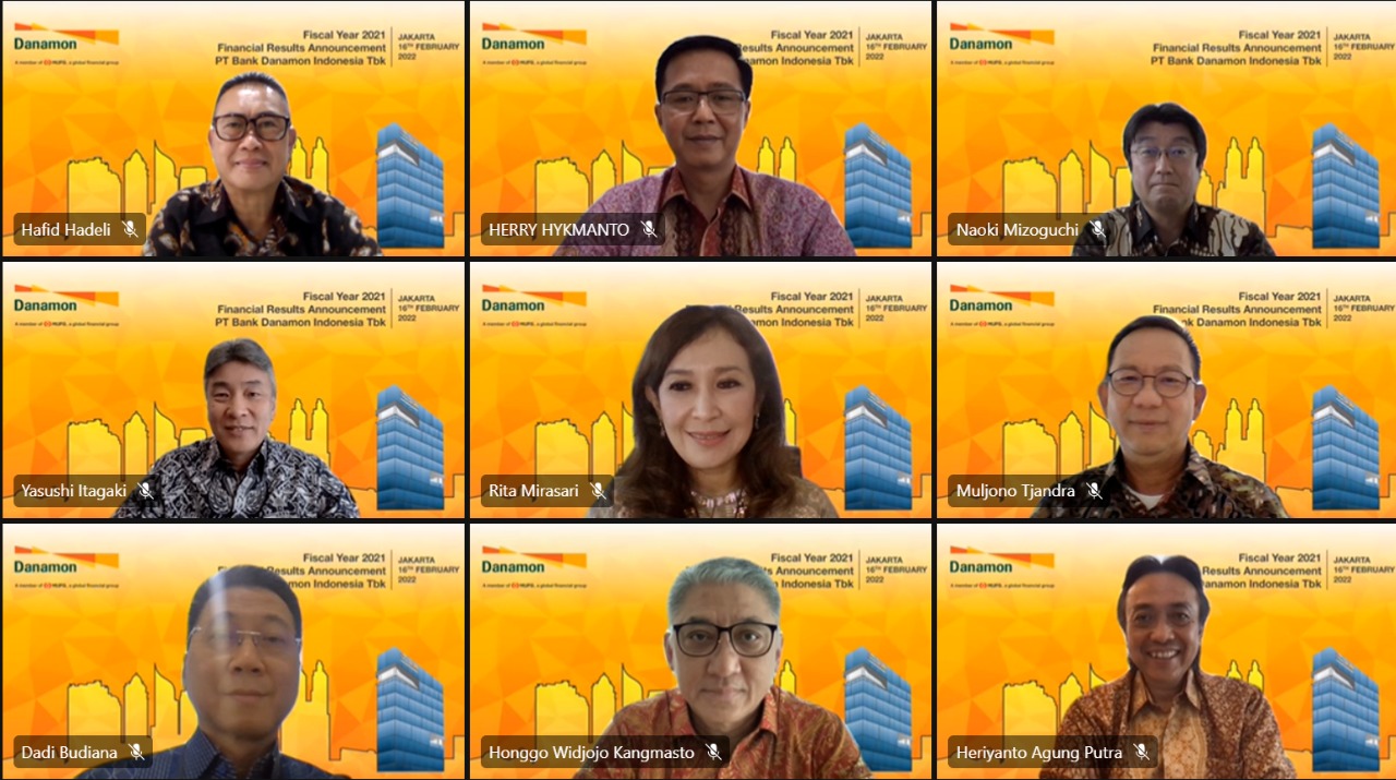Bank Danamon Bukukan Laba Bersih Rp1,6 Triliun, Naik 56 Persen pada Tahun 2021 - Menara62