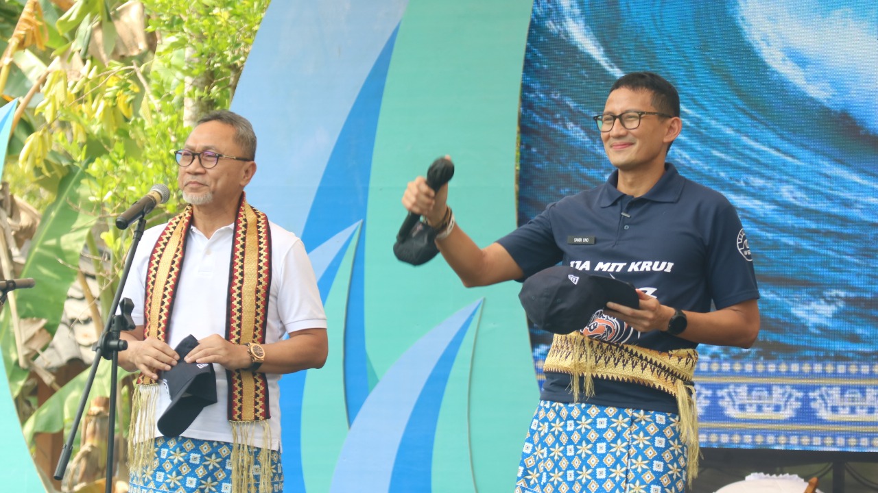 Sandiaga Uno: Liga Selancar Dunia Krui Pro 2022 Bangkitkan Sektor Pariwisata dan Ekonomi - Menara62