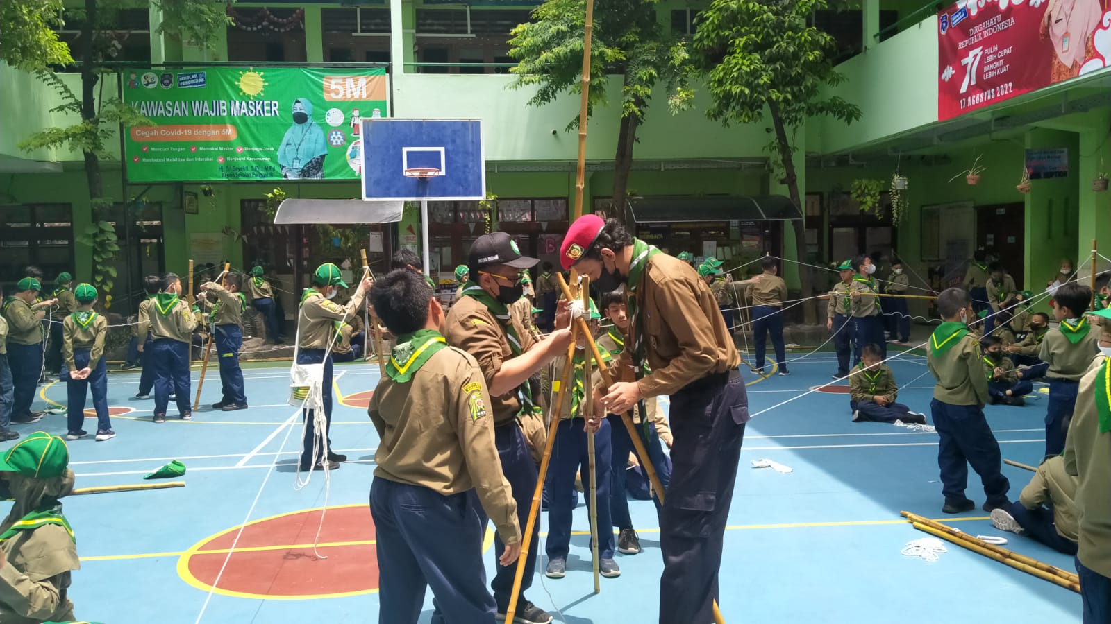 Gali Potensi Kader Pandu, SD Muhammadiyah 1 Solo Adakan Perkemahan HW ...