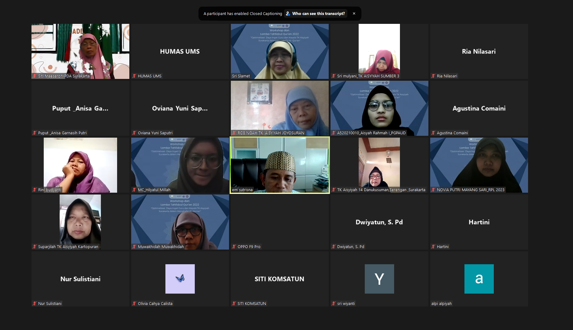 FKIP, FAI, dan FIK UMS Mengabdi Lewat Workshop dan Lomba Tahfidzul Qur ...
