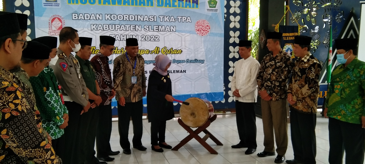 Bupati Sleman Buka Musda Badko TKA TPA Kabupaten Sleman 2022 - Menara62